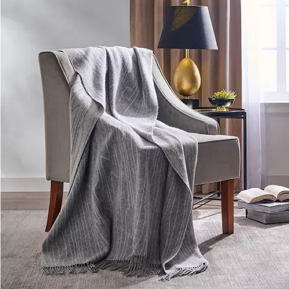 Michael Aram | Bedding | Nwt Michael Aram Woodgrain Throw Blanket In ...